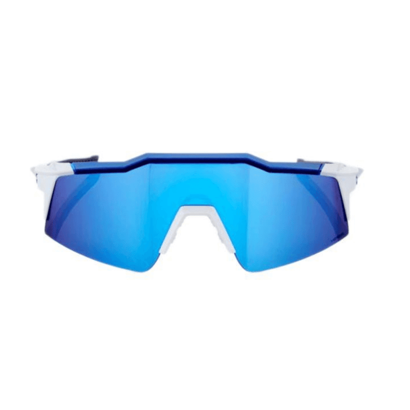 Óculos de proteção 100% Speedcraft SL branco fosco azul metálico alto ...