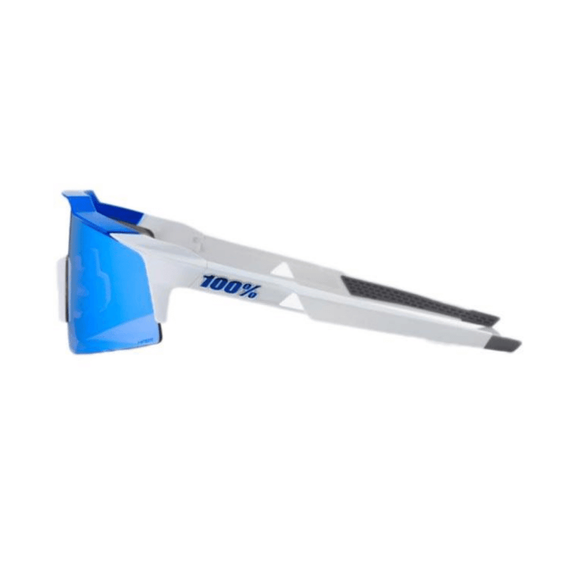 Óculos de proteção 100% Speedcraft SL branco fosco azul metálico alto ...