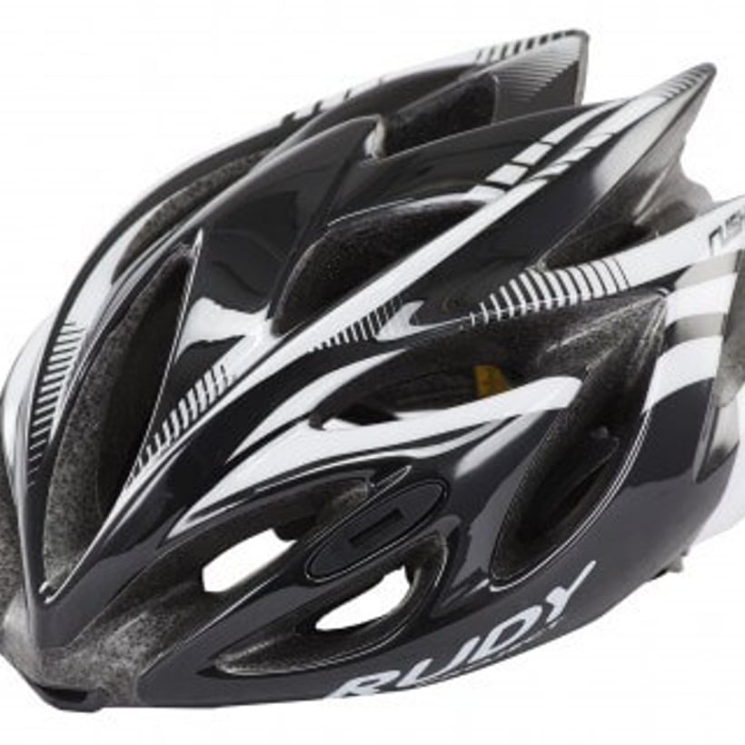 Rudy Project Helm - Rush White - Glänzendes Silber