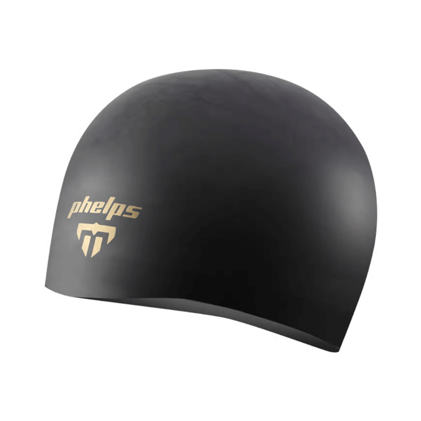 Michael Phelps Race 2.0 Mütze Schwarz Gold