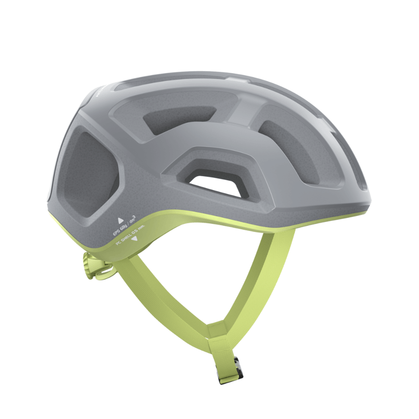 Buy Poc Ventral Lite Gray Green Lime Helmet Offer | Free shipping