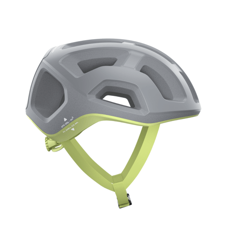 Buy Poc Ventral Lite Gray Green Lime Helmet Offer | Free shipping