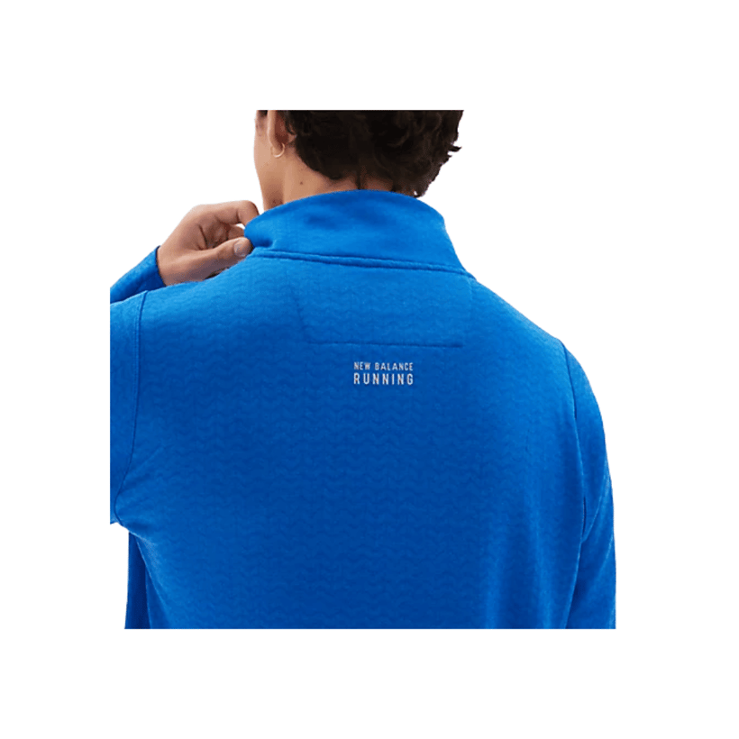 New Balance Heat Grid Half Zip Jacket Blue | The best price