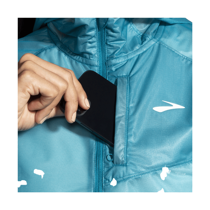 Buy Brooks All Altitude Turquoise Women's Jacket l At The Best Price