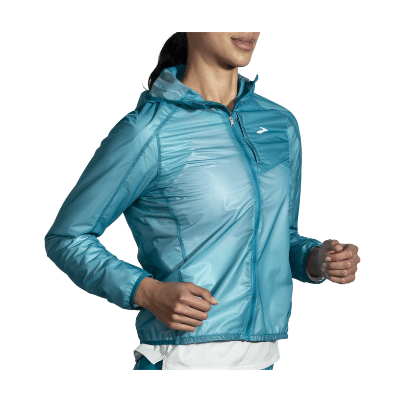 Buy Brooks All Altitude Turquoise Women's Jacket l At The Best Price