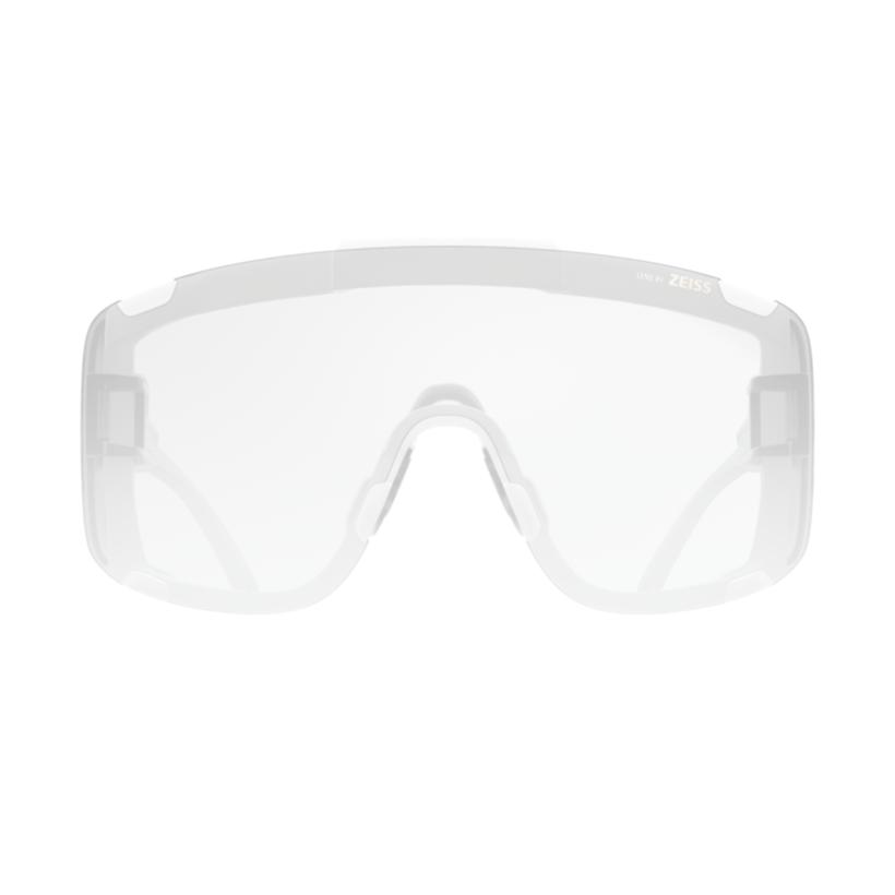 Óculos POC Devour Ultra White com lentes transparentes | Envio grátis