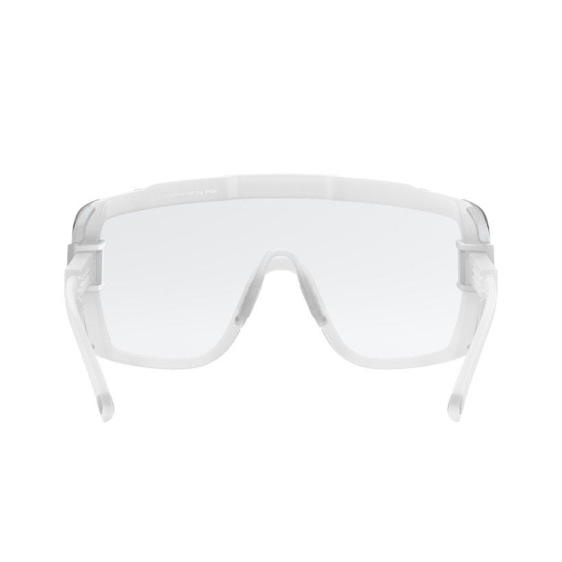 Lunettes POC Devour Ultra Blanches Verres Transparents | Envoi gratuit