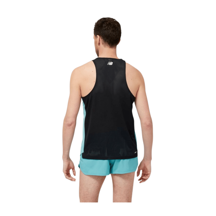Buy New Balance Accelerate Pacer Singlet Blue Tank Top