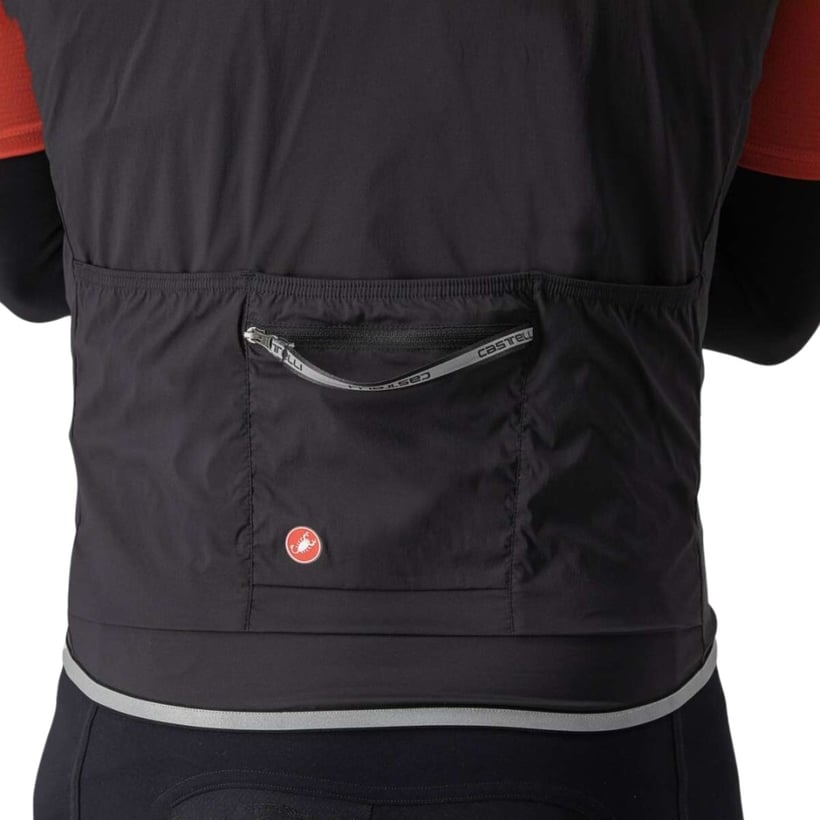Gilet Castelli Fly Black : pour vous protéger du froid. Expédition rapide
