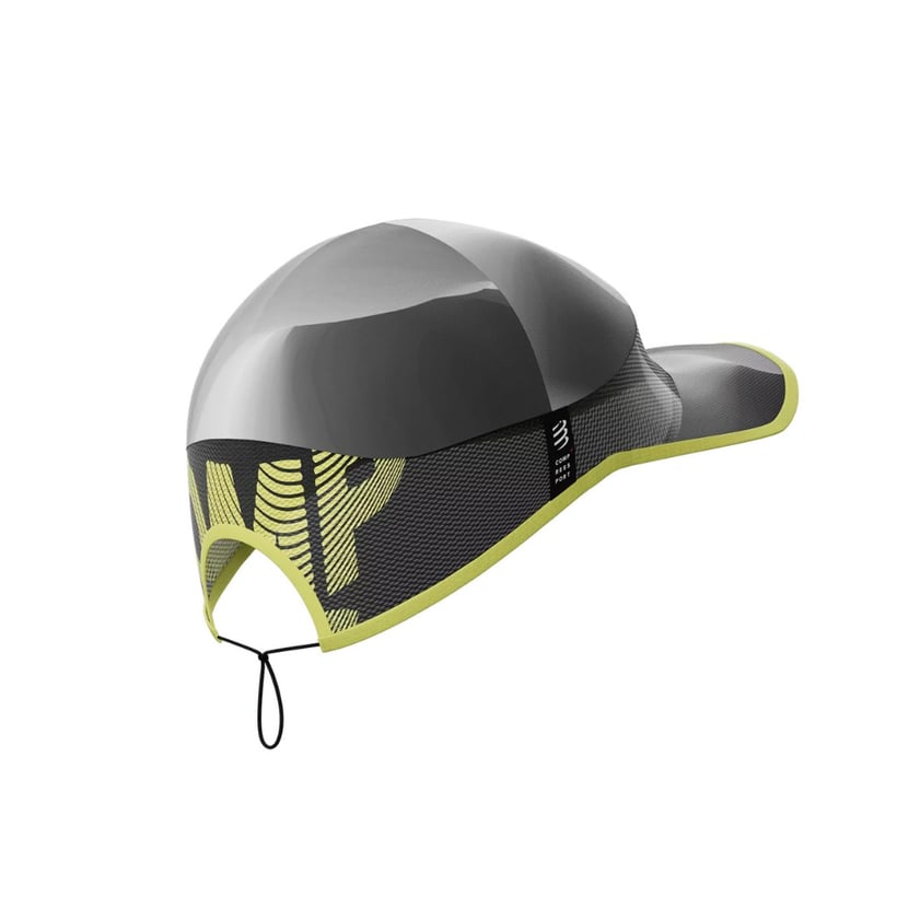 Compressport Pro Racing Cap Black Green: Comfort and Style when Running