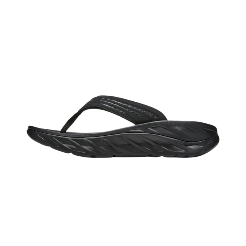 Sandale Hoka Ora Recovery Flip 2 noire. Expédition immédiate.