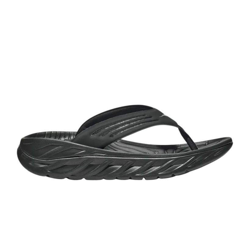 Sandale Hoka Ora Recovery Flip 2 noire. Expédition immédiate.