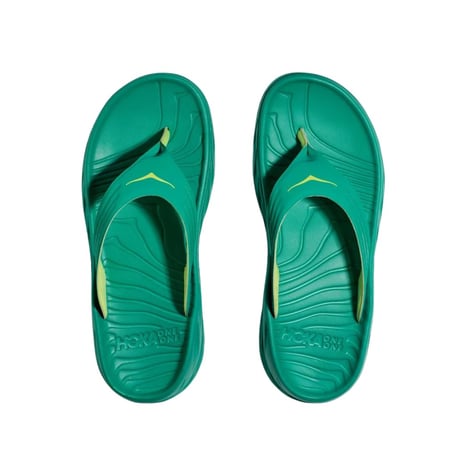 Sandale verte Hoka Ora Recovery Flip 2. Expédition immédiate.
